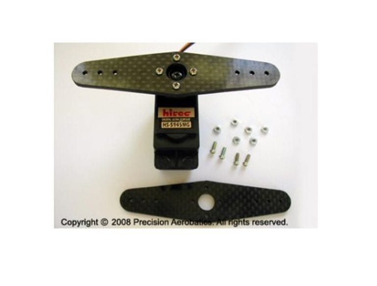 Carbon fiber heavy duty double Servo arm – Precision Aerobatics