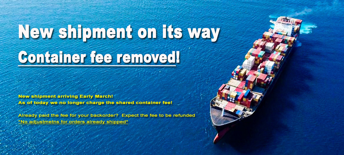 Great news - Shared Container Fee removed! – Precision Aerobatics
